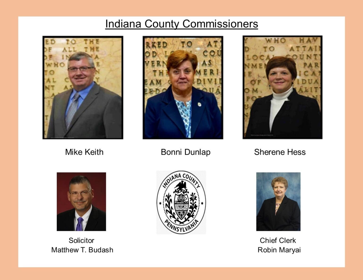 Indiana County Commissioners - Indiana County